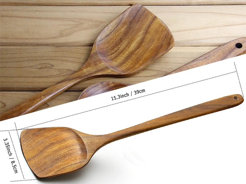 Wholesale Acacia Wood Cooking Tool Sets Wooden Spoon Spatula 3 Pieces ...