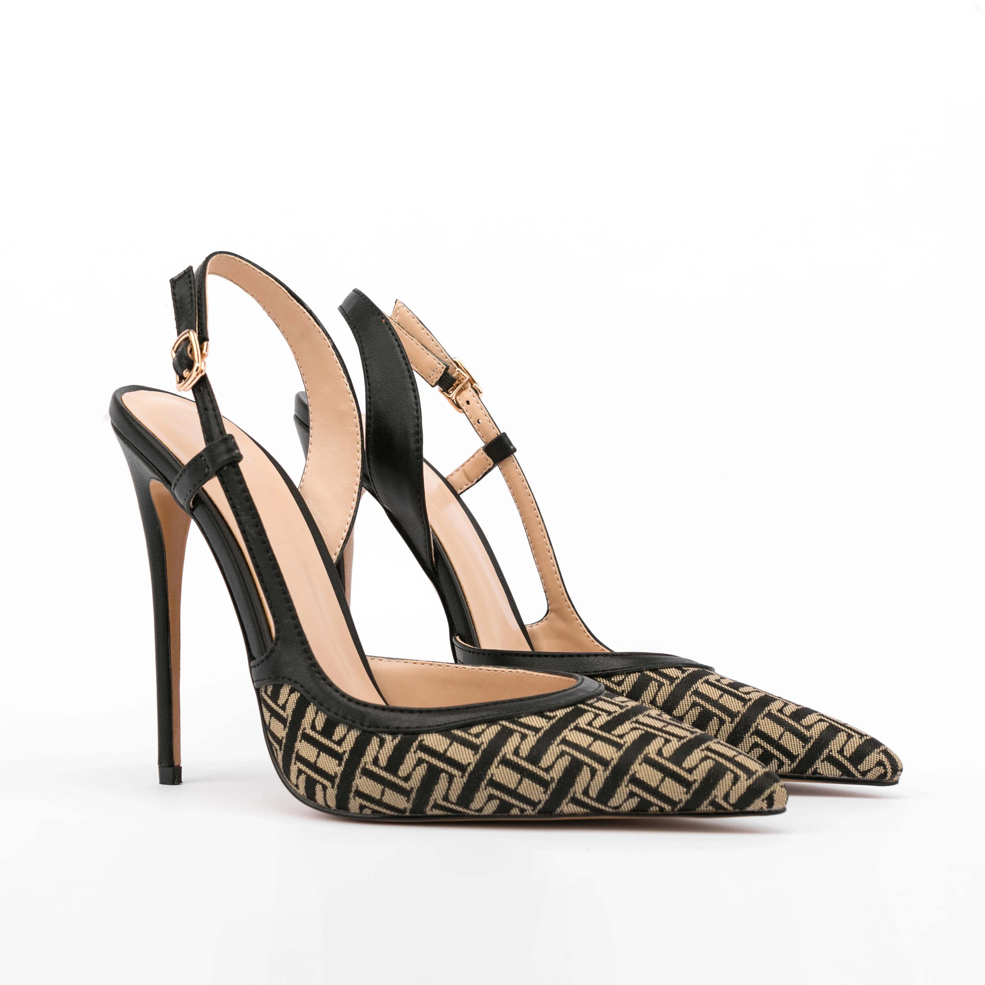 High Heel Sandals - Comfortable Back Space Design