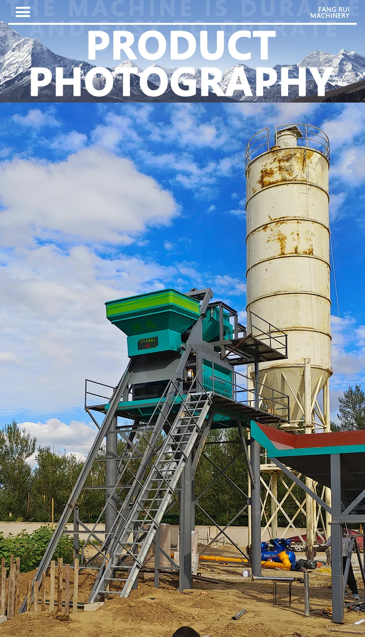 Ready Mix Concrete Plant Self Loading Concrete Mixer Silo Cement ...
