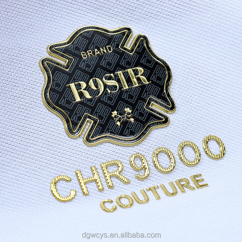 Factory Custom 3d Separating Brand Label Logo Metallic Matte Tpu Heat ...