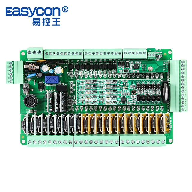 Easycon Fx3u-32mt Plc Controller With 16di/16do 10ai/2ao Programmable Logic Controller Plc ...