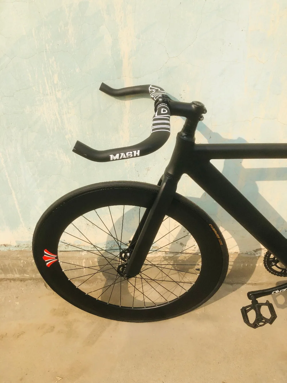 Aluminum Alloy Fixie Bicycle 700C V Brake - 70mm Rim Wheel