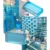 Blue Color Glass Brick Block For Showcase Wall Crystal Hot Melt Building Glass Blocks Bricks ...