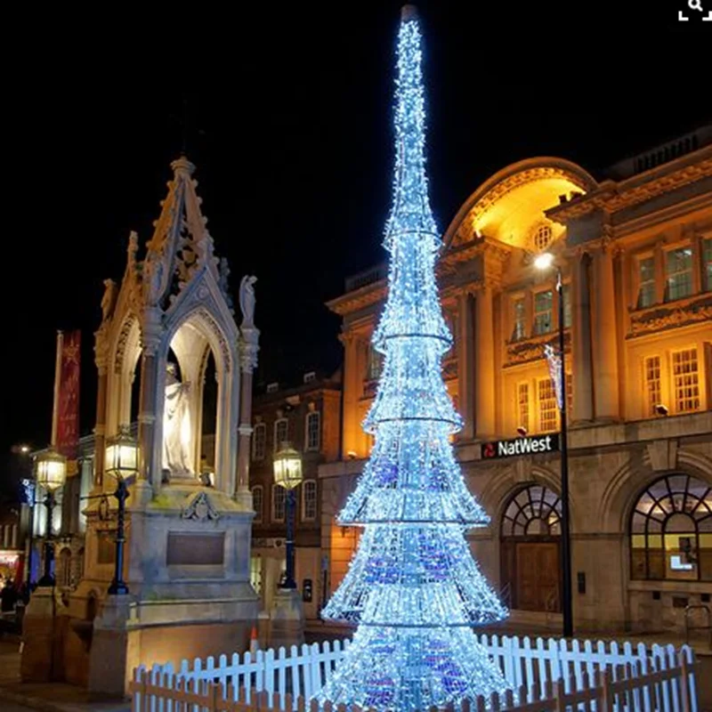 Large Outdoor Christmas Tree Lighting Display Waterproof Ip65 Rating ...