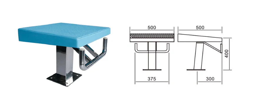 Anti-slip Swimming Pool Starting Block - Hydroswim Platform