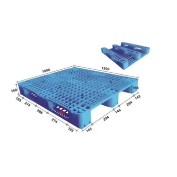Industrial Pallet Stackable Hdpe Heavy Duty 1200x1000x150mm Logistics ...