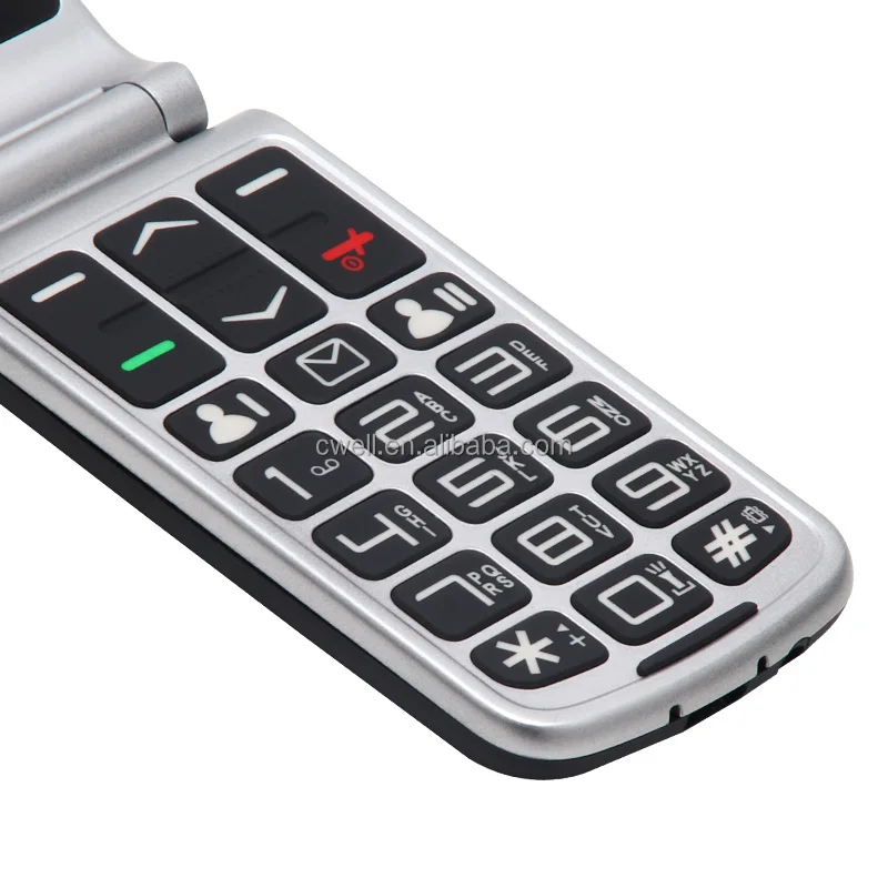 Uniwa 4g Lte 2.4 Inch Mini Mobile Phone Big Button Flip Feature Phone ...