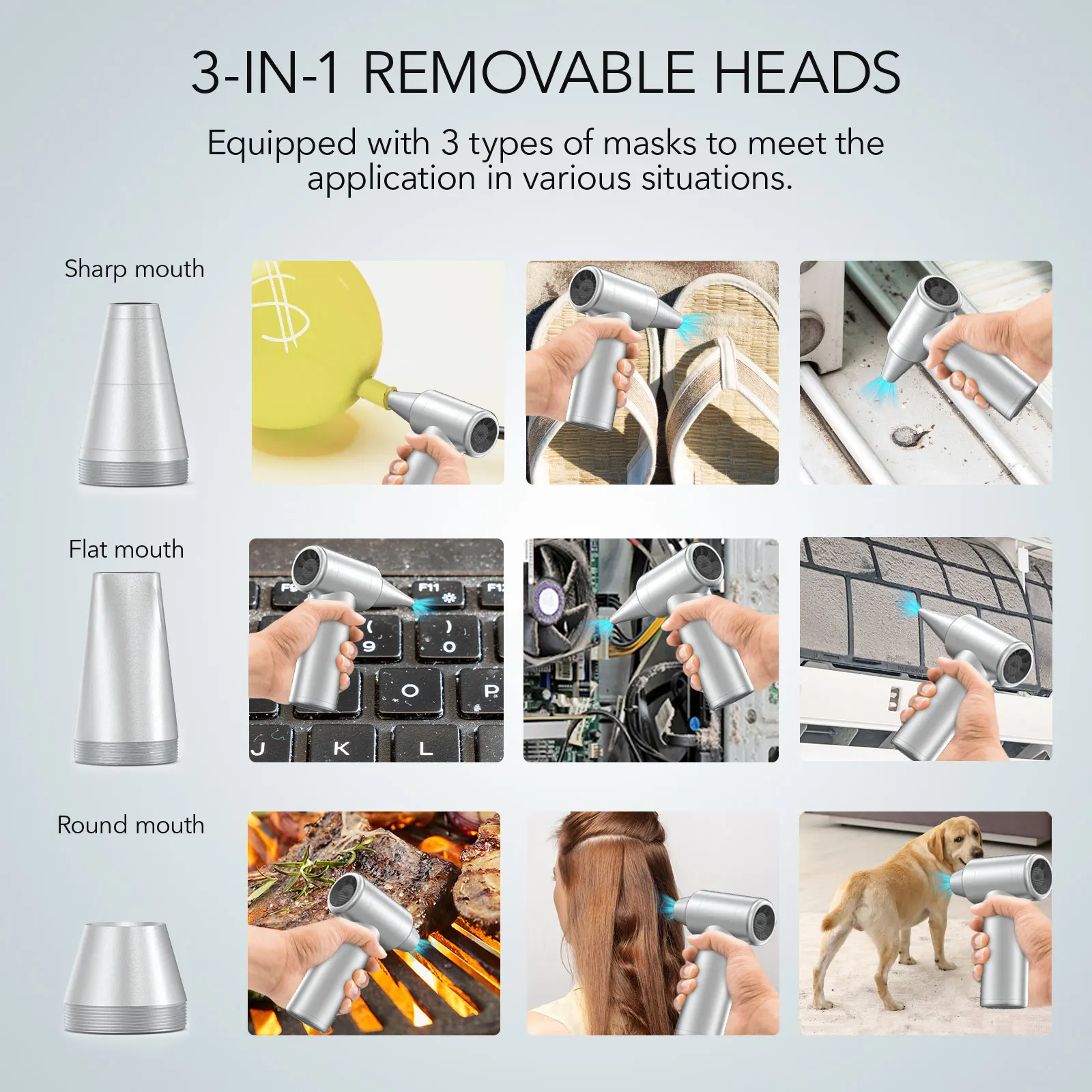 Mini Powerful Turbo Jet Fan Dust Removal Dc Brushless Motor Air Blower ...