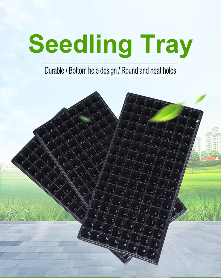 200 Cells Pet Plastic Seedling Starter Tray For Agriculture/greenhouse ...