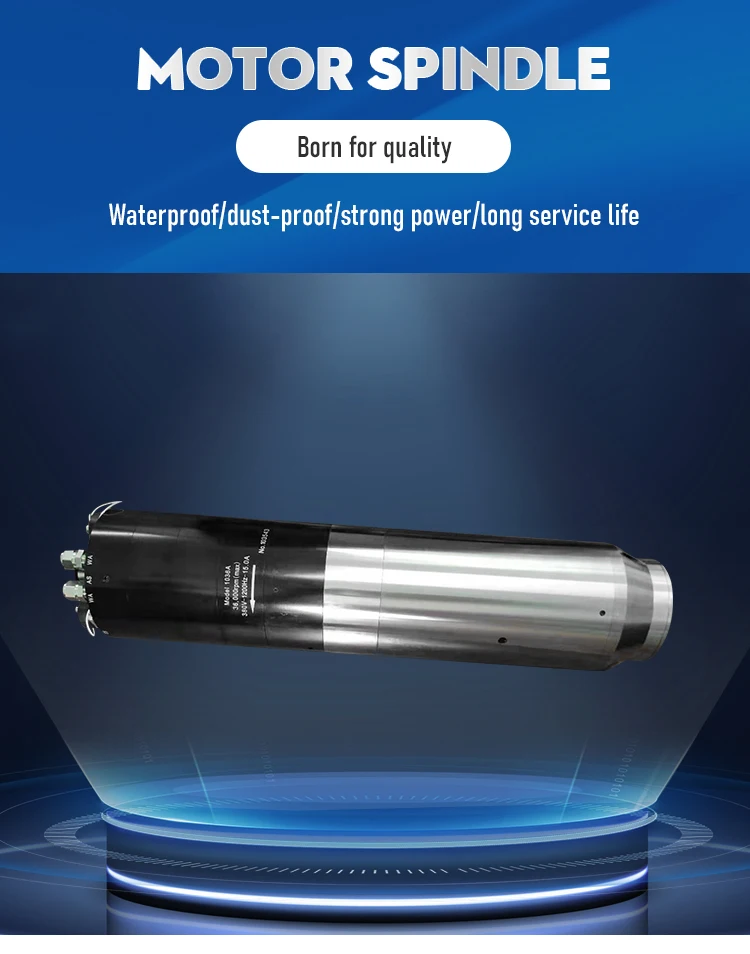 New Design 5.5kw Hsk Electro Spindle For Metal Machining - Buy Spindle ...