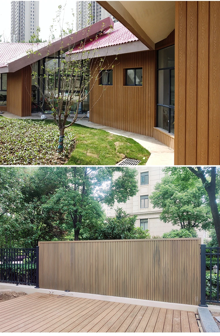 Decorative WPC Wall Panel Siding Outdoor Composite Wood Cladding for ...