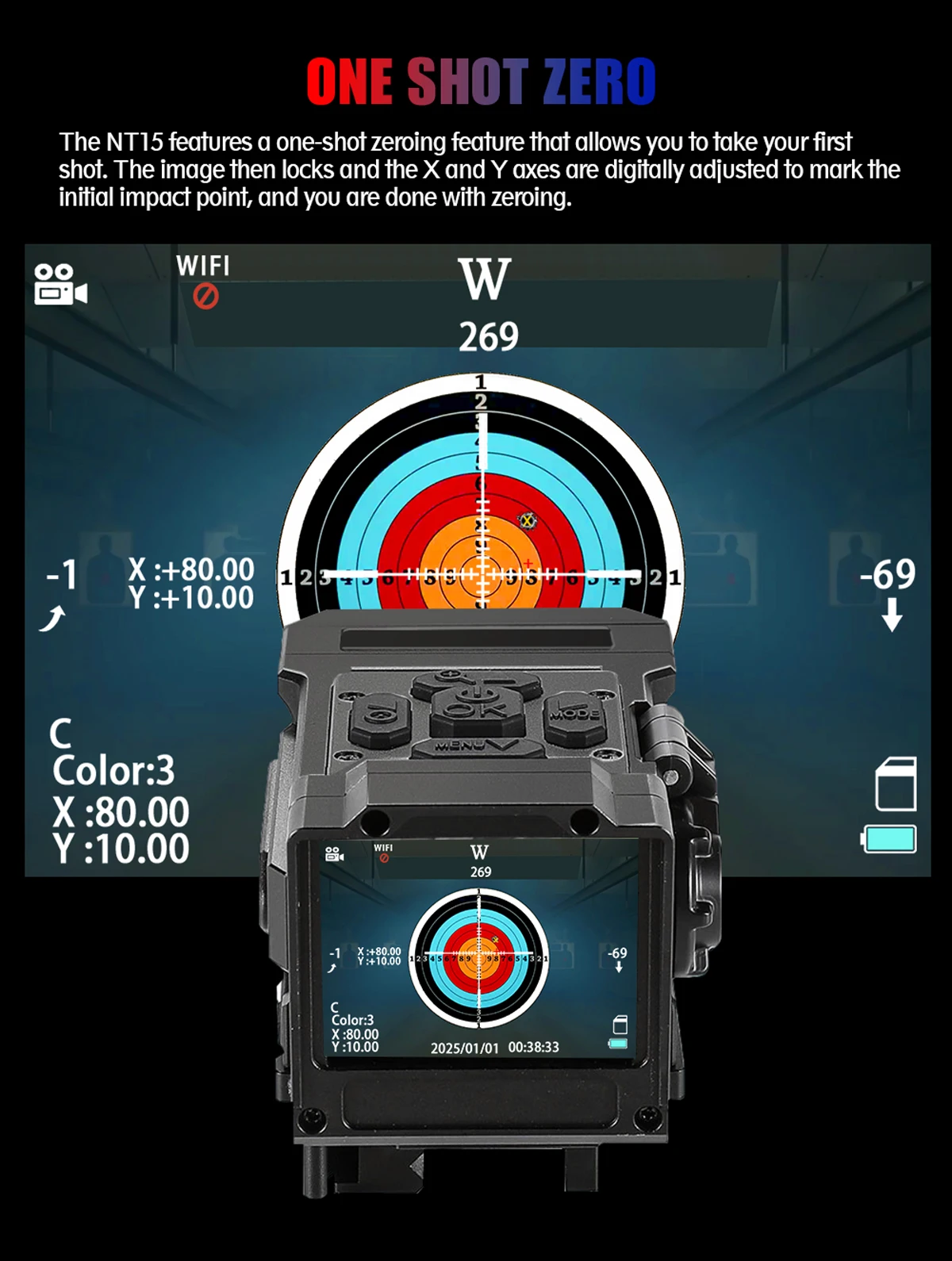 TRV NT15 Thermal Imaging Scope for Hunting - 2K Sensor, Video Rec, WiFi ...