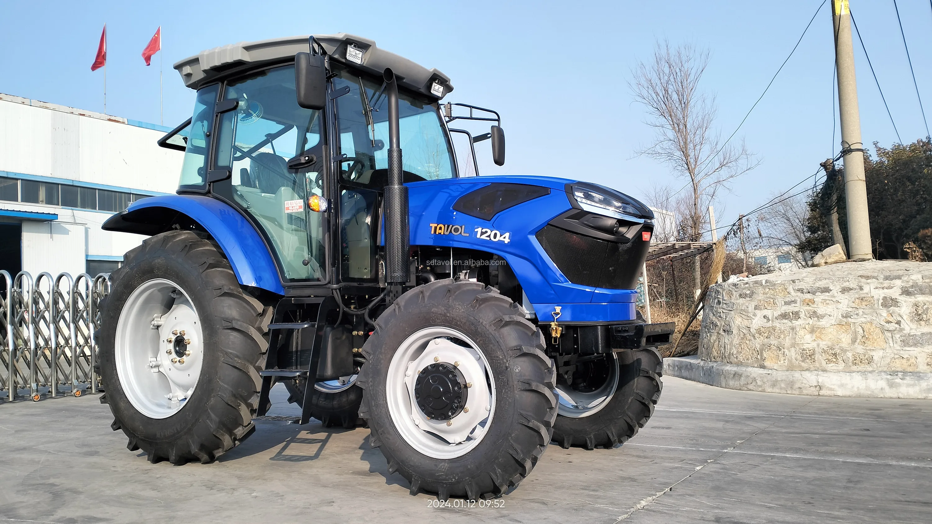 Tavol 4x4 Tractor 120HP - Durable Agricultural Machinery for Farms ...