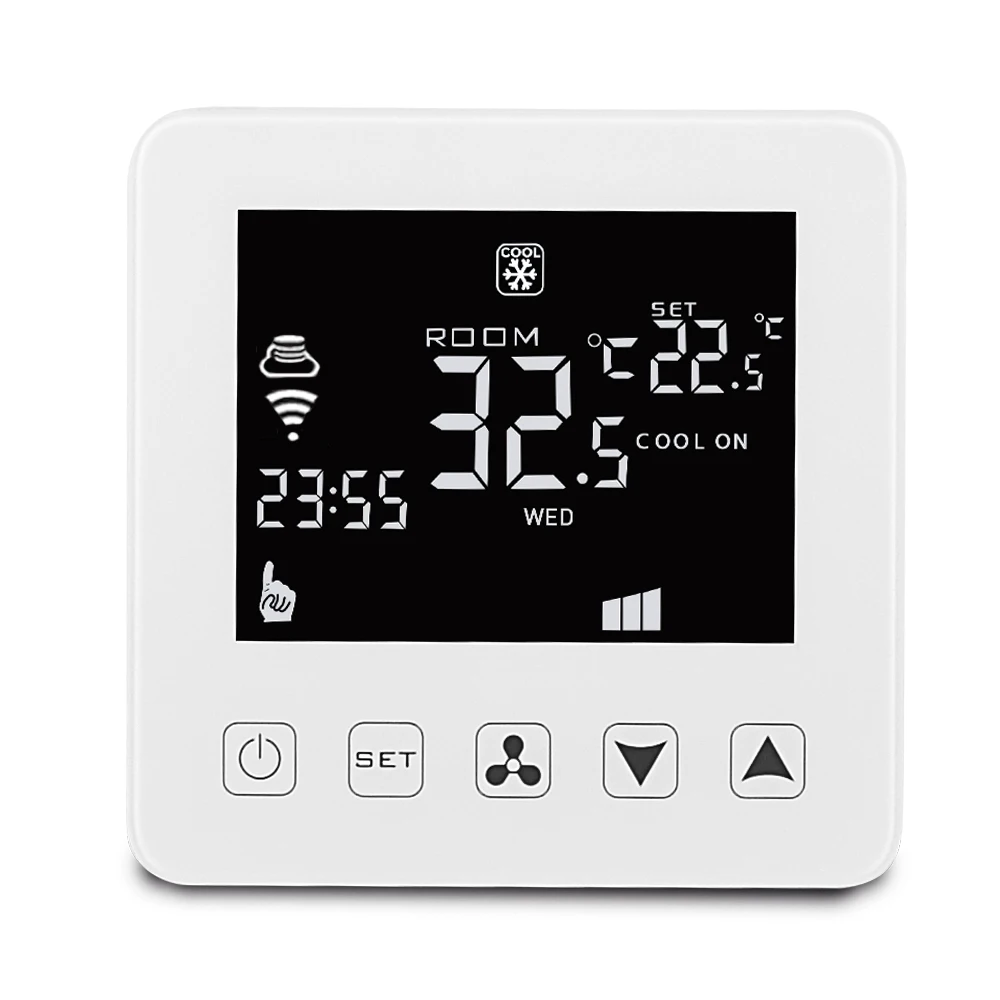 Wifi Rs485 and Modbus Thermostat for Air Conditioner Control
