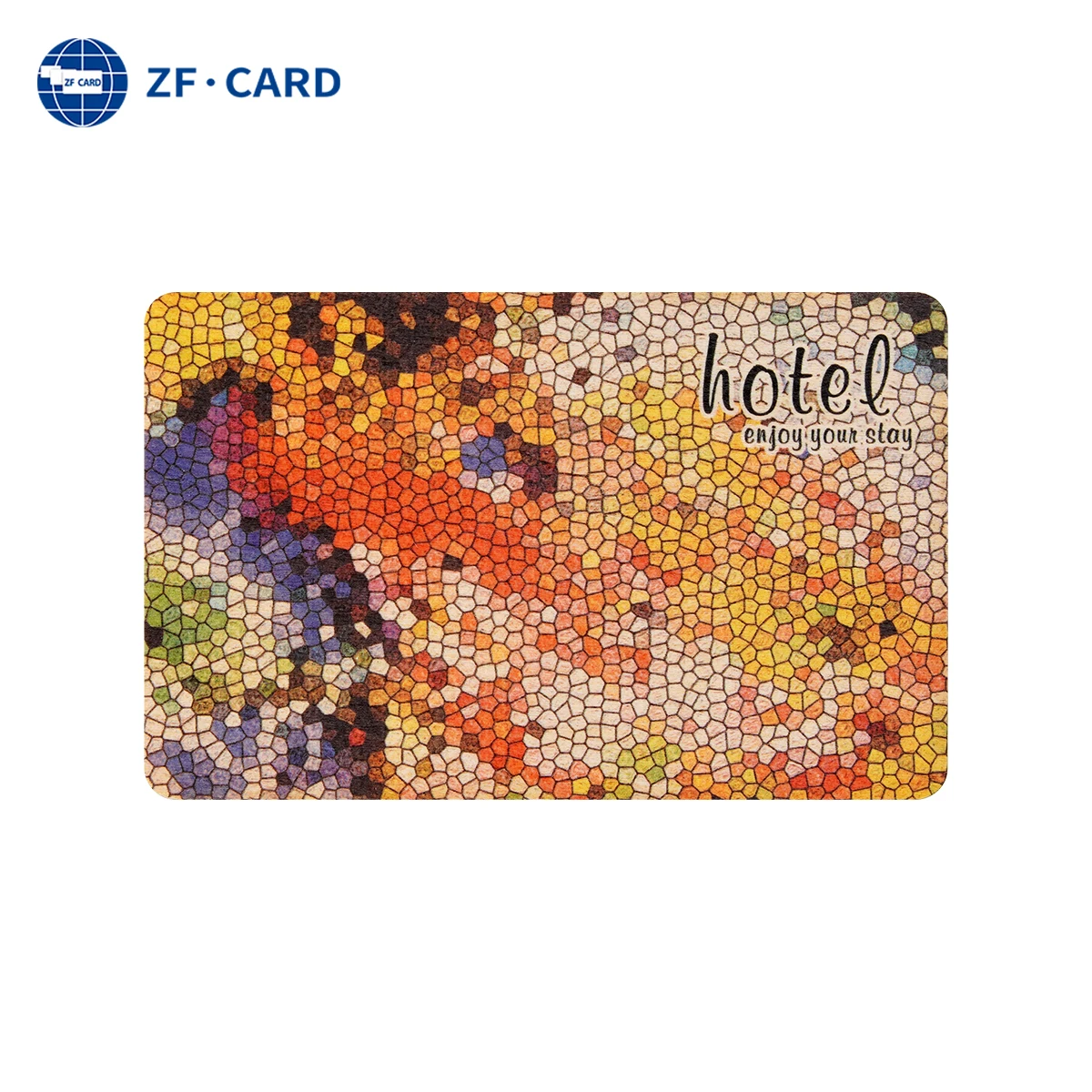 Eco Friendly Recyclable Bamboo Hotel Key Card Mifare(r) Plus Se 1k Rfid ...