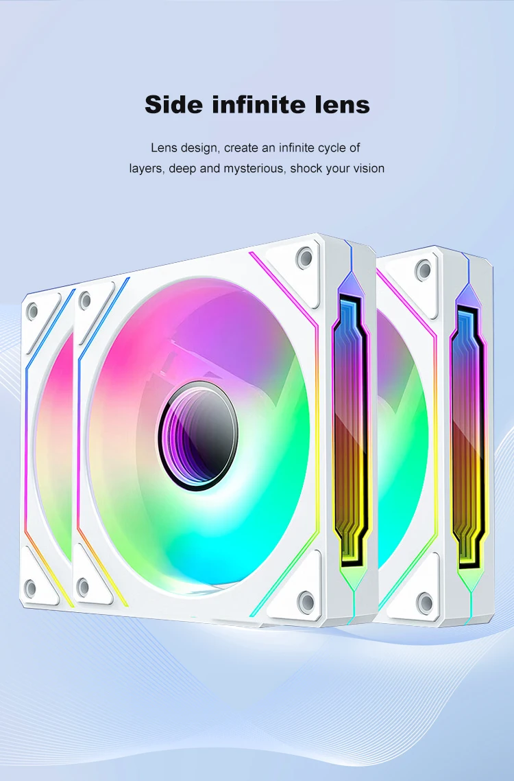 2024 New Argb Mirror Cooler Fans With Controller Oem Pc Case Fans ...