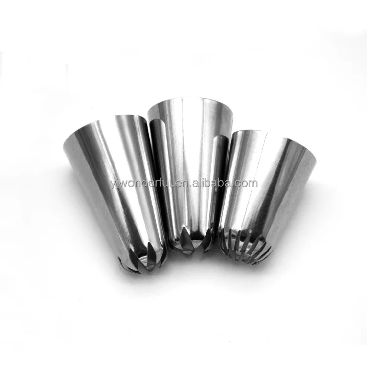 Stainless Steel Piping Tips Set 18pcs Cake Decorating Tools Cake ...