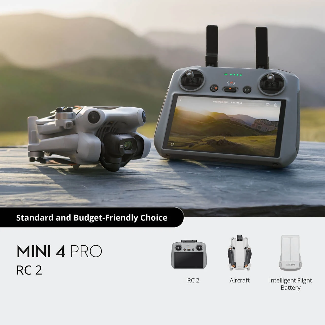DGI Drone Mini 4 Pro Combo - 4K UHD, 18KM Transmission