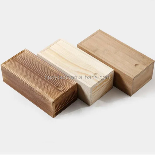 Natural Paulownia Balsa Wood Gift Box - Custom & Crafty