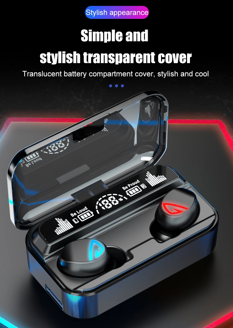 Original Sky5 Tws True Stereo Wireless Gaming Headset Low Latency Power Bank 9d Sport Bt5.2 Mic ...