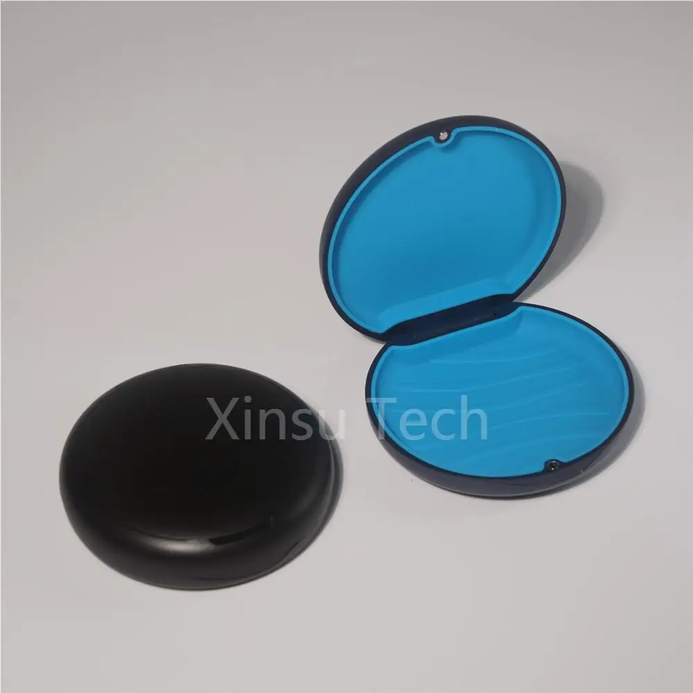 Custom LOGO Orthodontic Aligner Case with Mirror Cute Slim Retainer Case