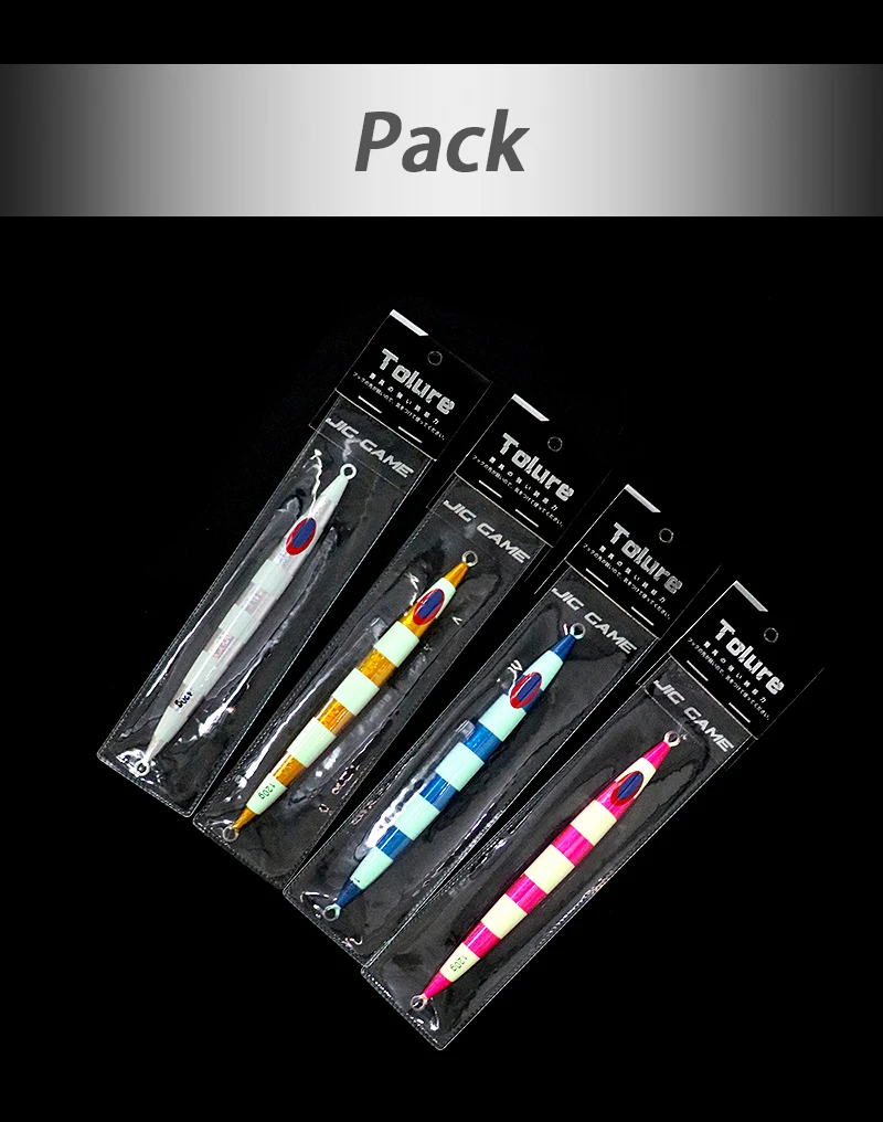 Toplure Wholesale 80mm 50g Custom Speed Metal Lead Jigs Sea Fishing ...