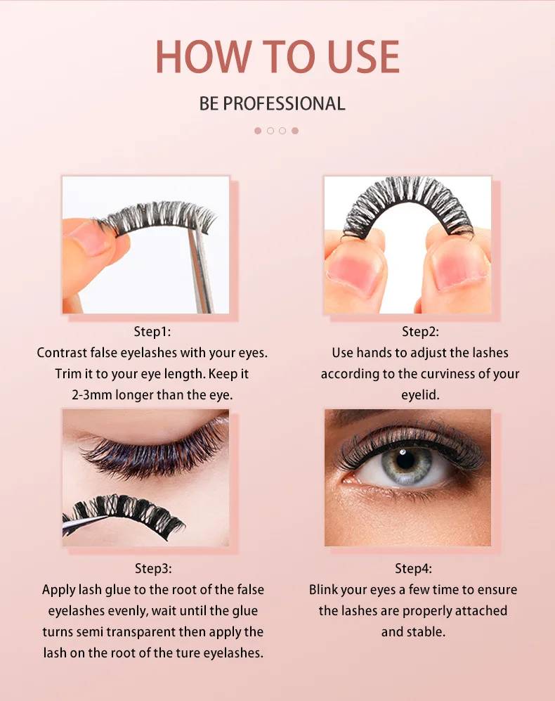 Natural Magnetic Fake Eyelash Extension Kit Diy Book Mascara Price ...
