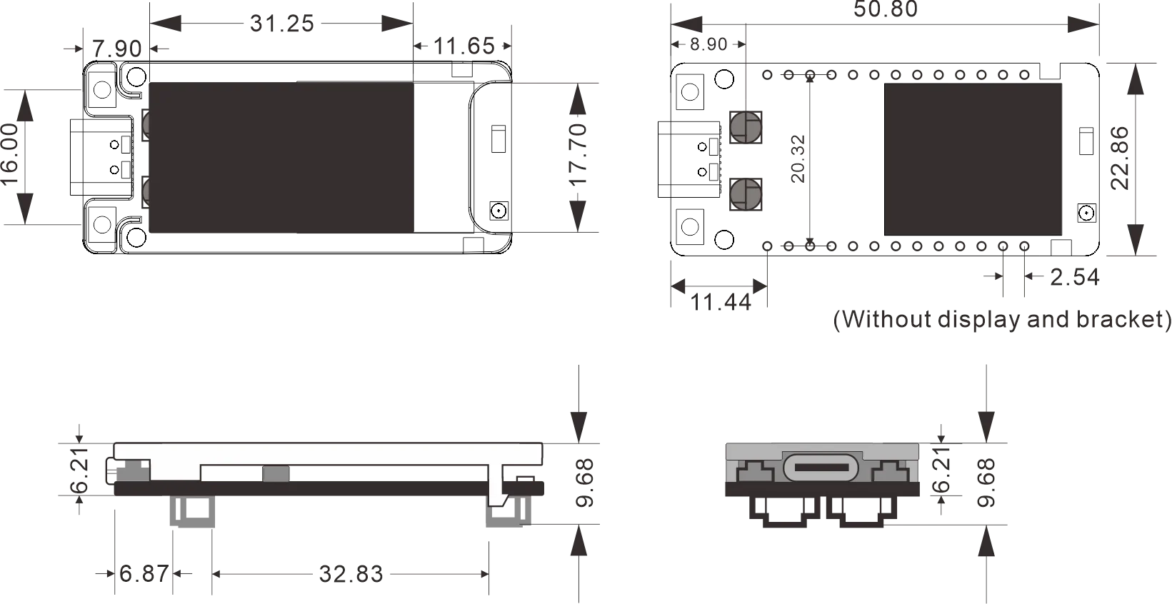 Heltec Lora Lorawan Mesh Node T114 V2 Tracker Nordic NRF52840 SX1262