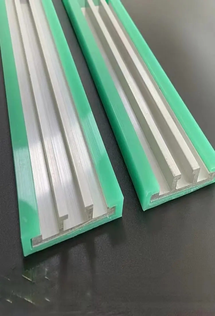Small Aluminum Rail Guardrail Components Wear Strips For Conveyor Belt ...