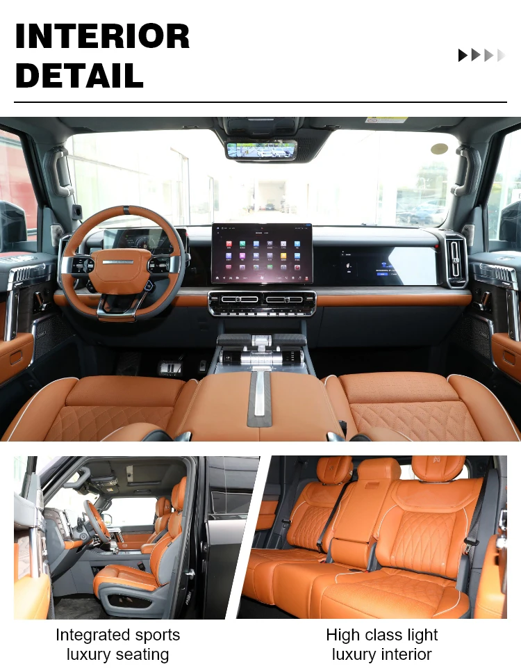Chinese New Car Four Wheel Drive High Speed Large Suv Pure Electric Car ...