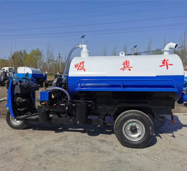 Septic Tank Municipal Sanitation Diesel Dung Suction Three Wheeled ...