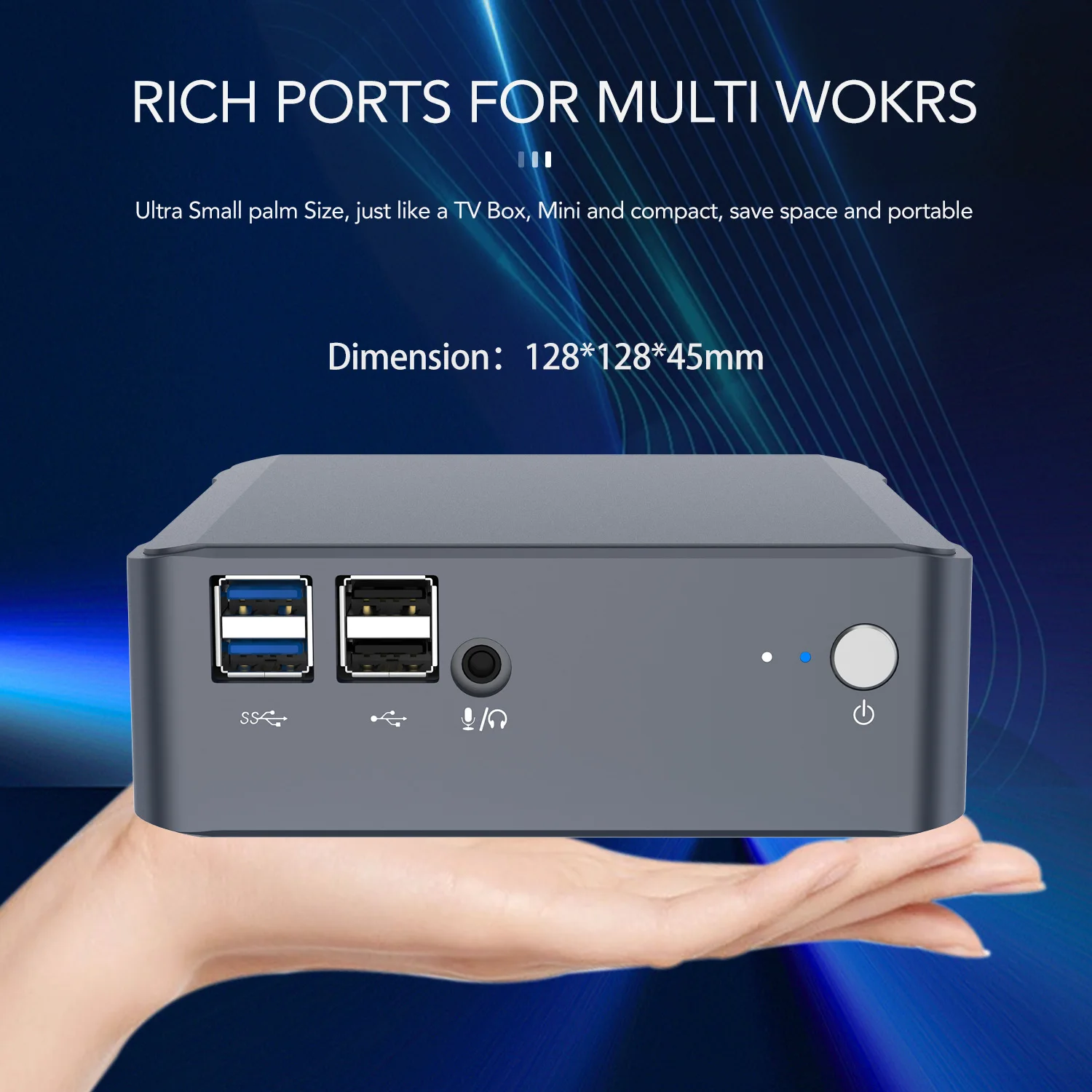 Mini PC with Windows 11 - Intel I7-1165g for Gaming & Work