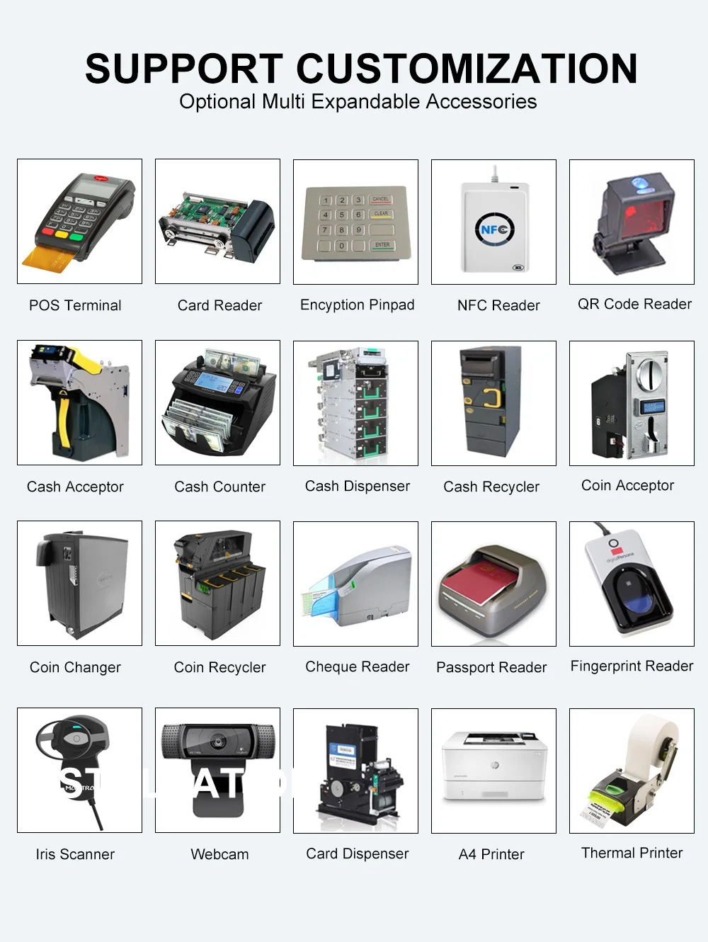 Coin Operated Bill Acceptor Payment Kiosk Self Service Library Card ...