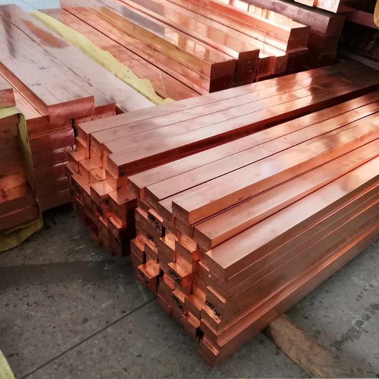 Pure Flat Copper Bus Bar Copper Grounding Bar C11000