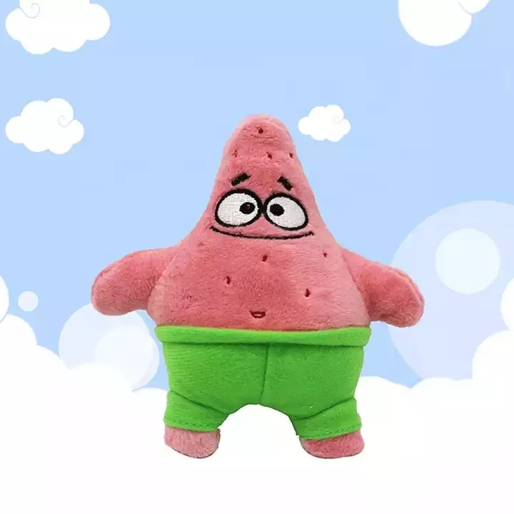 Sses Cartoon Patrick Star Plush Dog Toys Pet Toys Squeak Pet Chew Toy ...