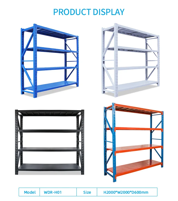 Racking Adjustable Metal Boltless Shelf And Racks Warehouse Storage ...