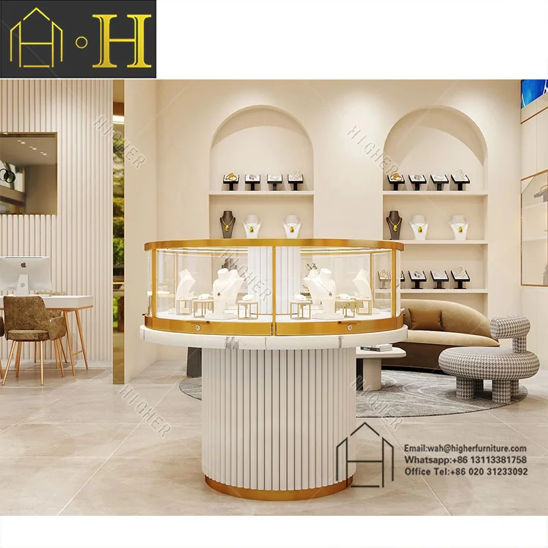 Modern Jewelry Shop Boutique Design Glass Display Cabinet Factory Direct Shopping Mall ...