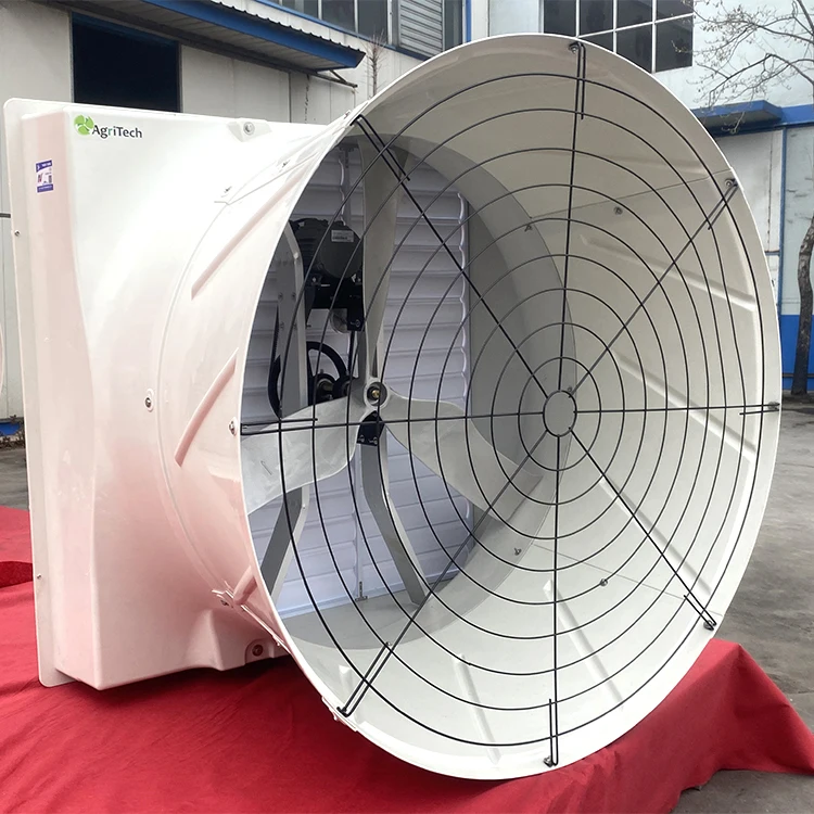 Ventilation Fan System Direct Drive FRP Roof Exhaust Fan Used in Pig ...