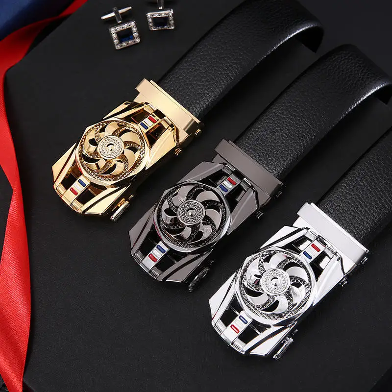 Latest Design Trend Leisure Business Automatic Buckle Rotating Belt ...