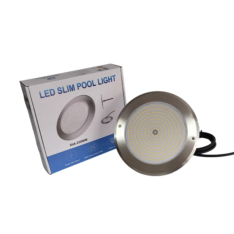 Ip68 Led Swimming Pool Light Epoxy Resin Filled Slim Pool Light Rgb Dc12v Ac12v Submersible ...