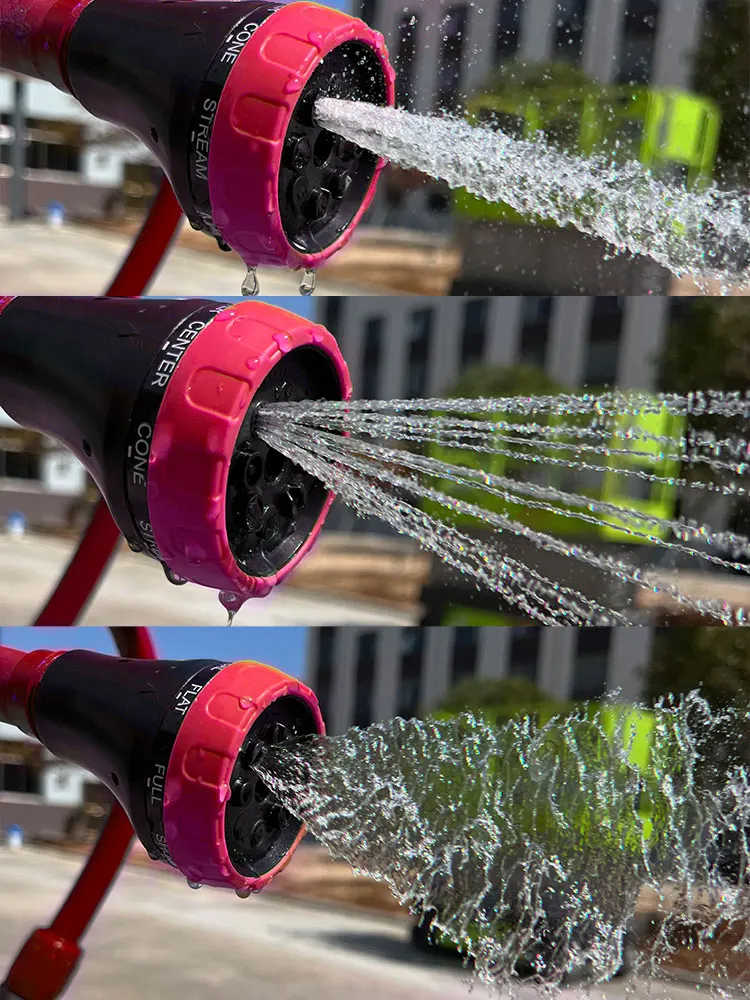 Clean / Water / Rinse Multiple Watering Modes Garden Magic Hose Pipe ...