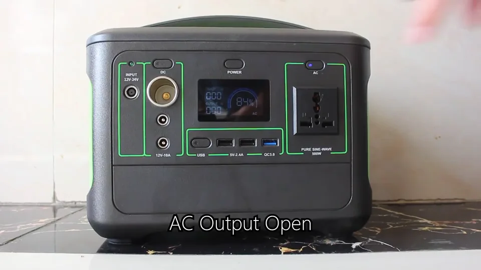 500wh Battery Powered Generator Alternative With 12v,,Ac And Usb ...