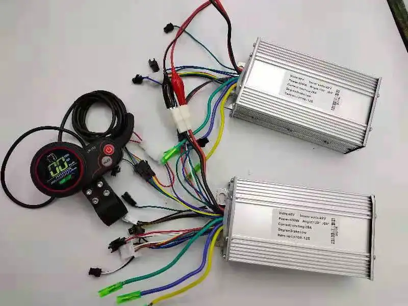 Dual Motor Driven LCD Display & BLDC Controllers for E-scooters