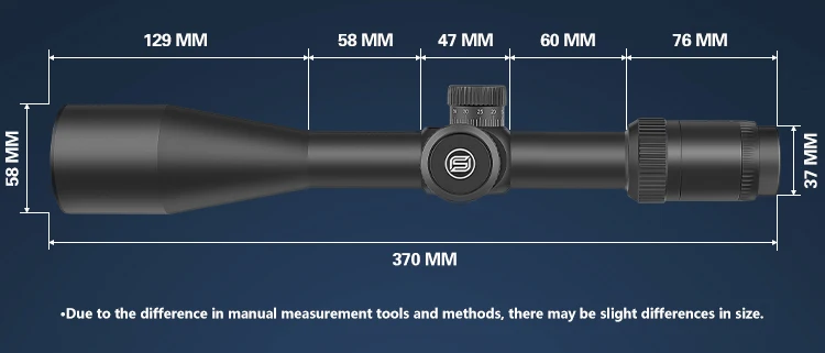 SPINA OPTICS High Power 6-24x50 FFP Tactical Scope Waterproof Aluminum ...