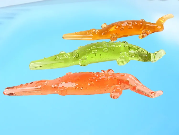 Crocodile Candy Peach Apple Flavored Fudge Crocodile Shape Qq Candy ...