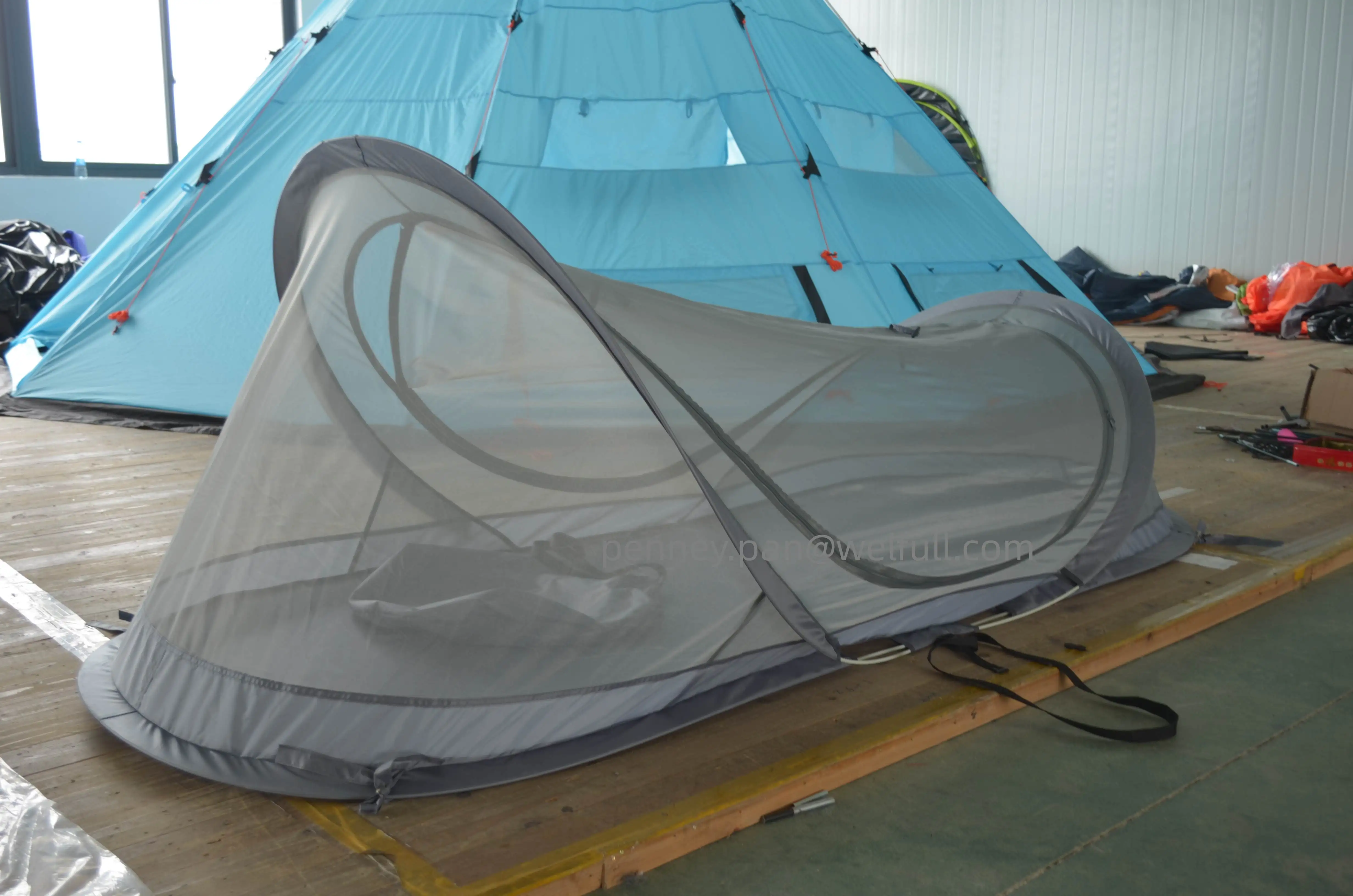 Outdoor Folding Pop Up Mesh Mosquito Net Tent Bed Cot For Adult Bed ...