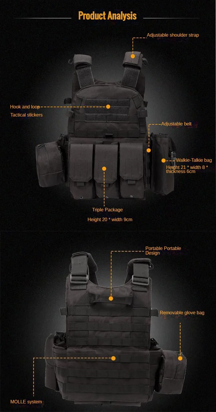 Custom Service Tactisch Multifunctional Light Weight Training ...