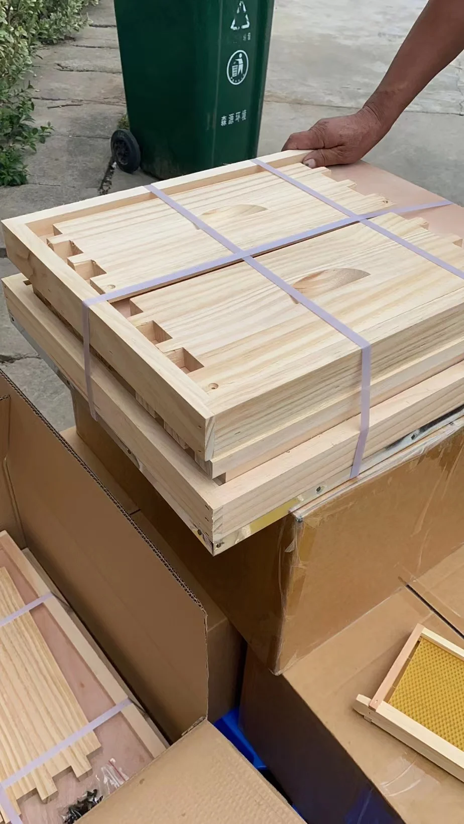 Pine or Fir Wood Langstroth Beehive - Quality & Durability