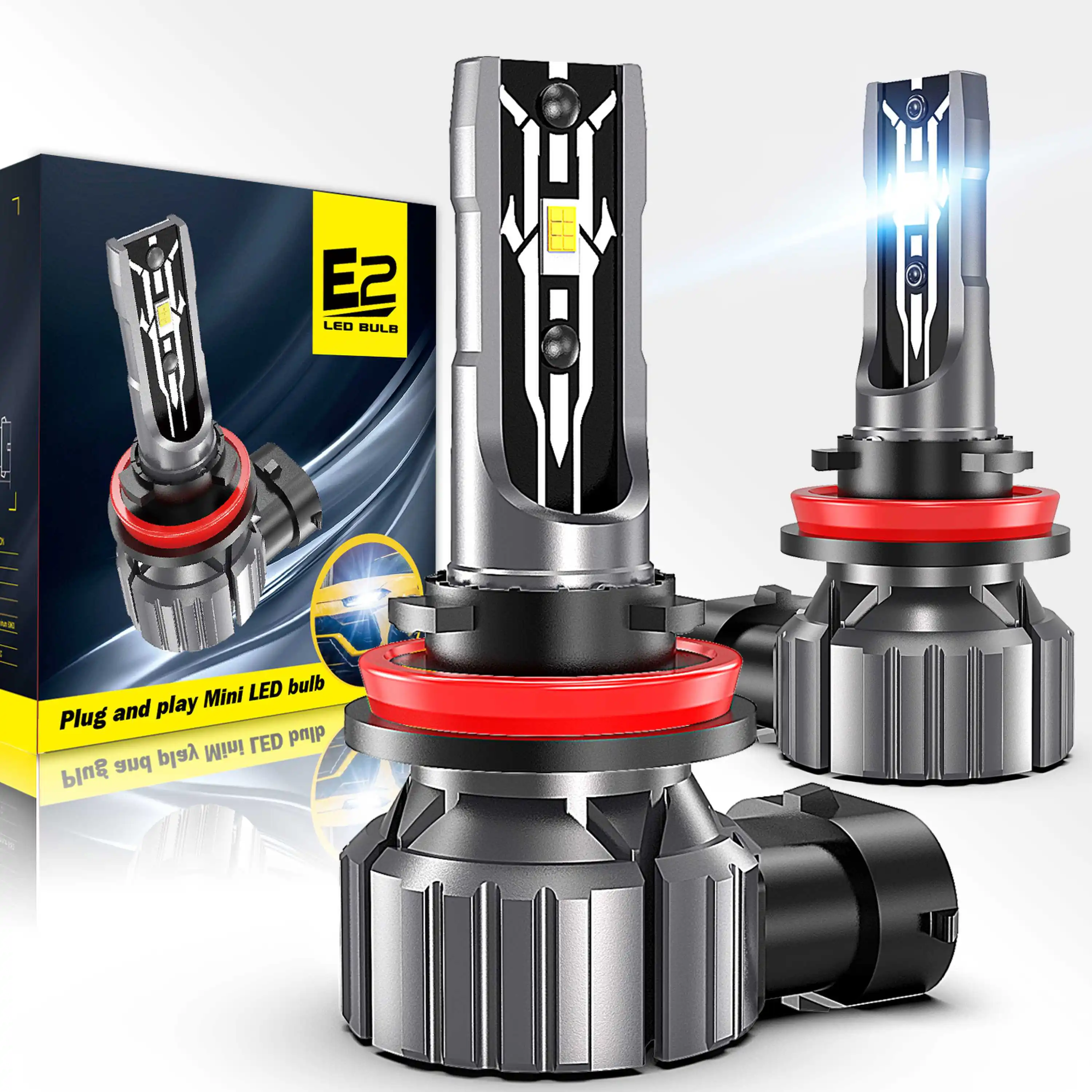 E2 Cheap Price Led Headlight 2000lm H11 9005 9007 Fog Bulb Led Fog Lights - Buy Canbus Led Fog ...