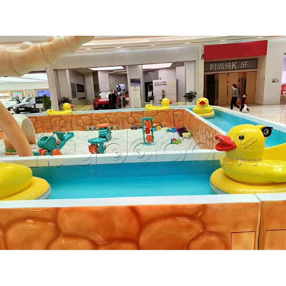 Outdoor Indoor Fiberglass Waterway Carousel Floating Boat